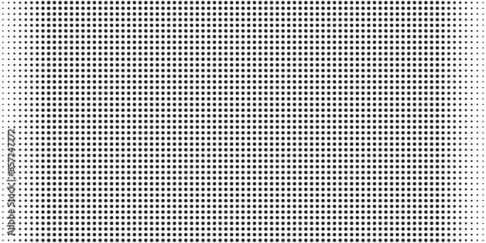 Vetor de Basic halftone dots effect in black and white color. Halftone ...