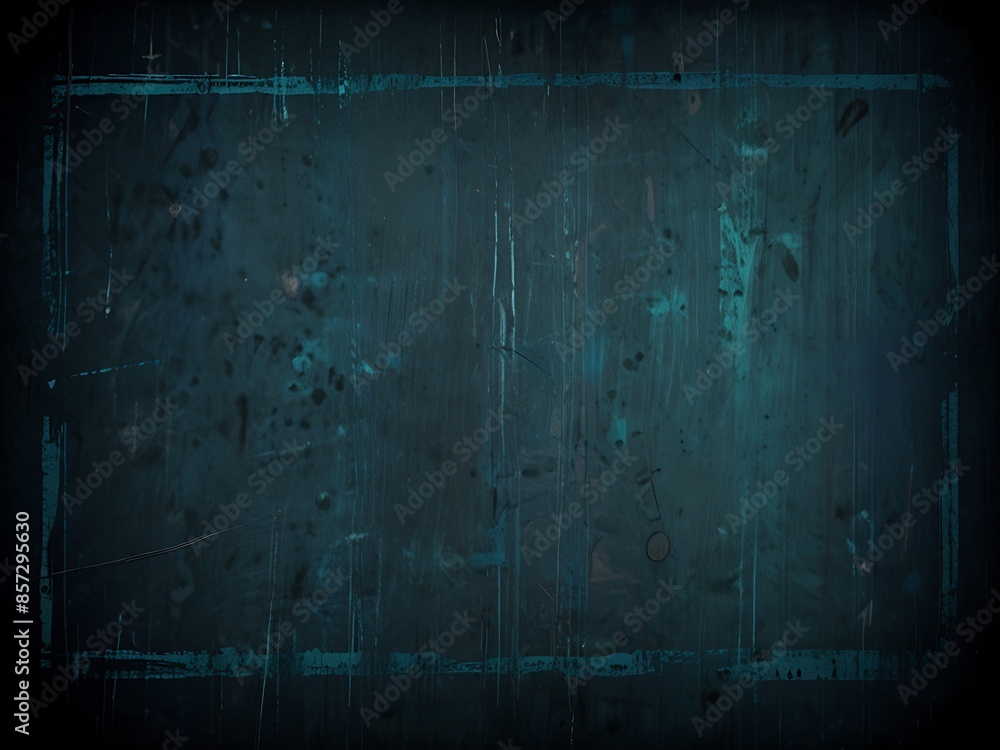 Vintage film effect with noise, scratches, dust grain, and a blue color ...
