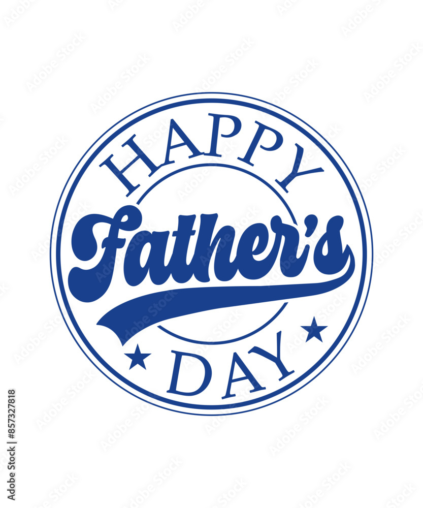 Happy Father's Day Round Sing Svg Bundle, Dad Svg Round Sing Bundle ...