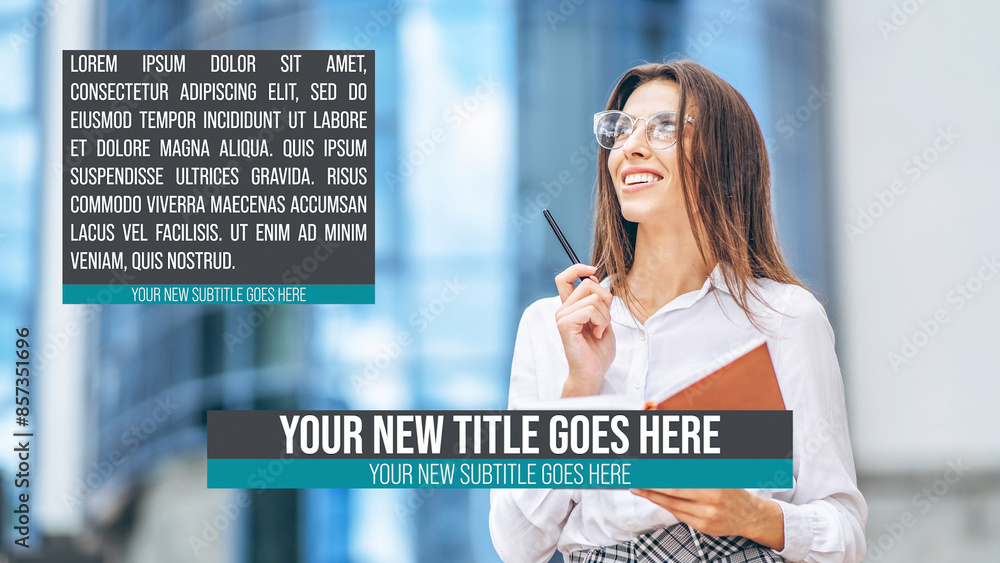 Modern Box Titles Stock Template | Adobe Stock