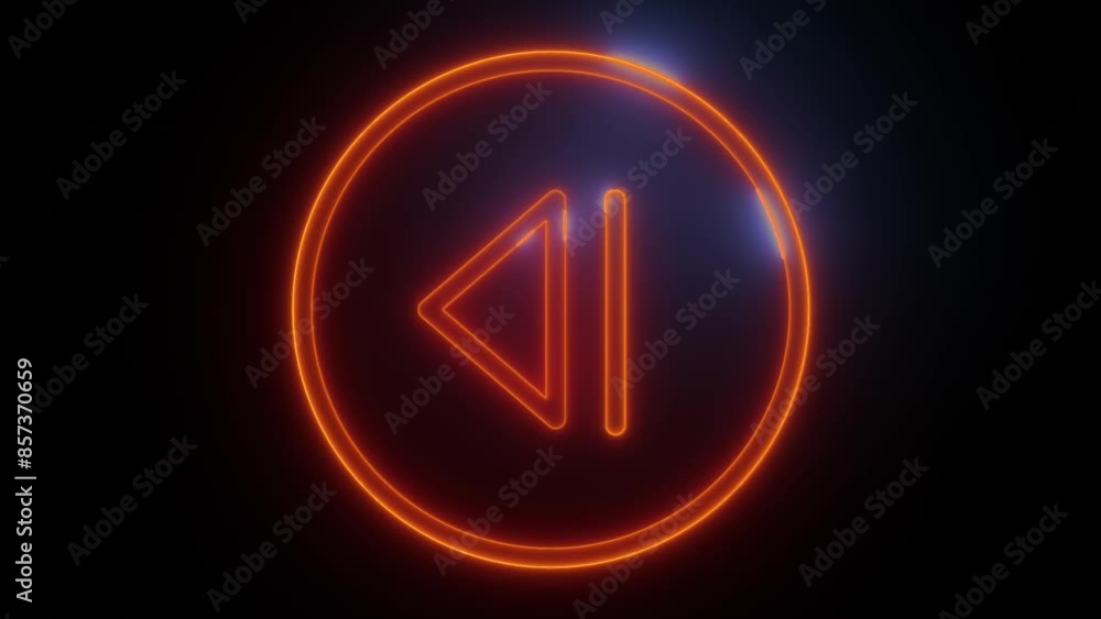 Neon Glow Previews Icons - A Vibrant Array for UI Design, Elevate your ...