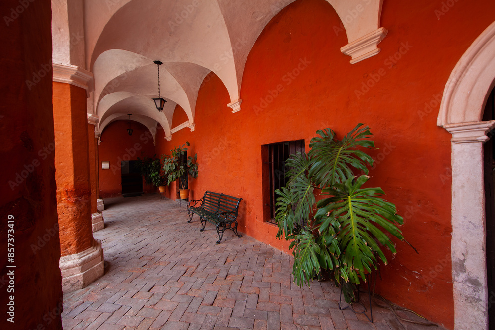 Arequipa, known as the "White City" due to its many buildings made from ...