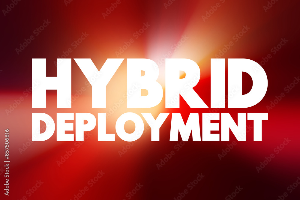 Hybrid Deployment - combining an on-premises or hosted environment with ...