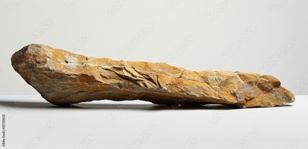 Unique Geological Specimen: Giant Rock Formation with Rough Texture ...