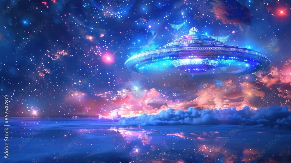 The Holographic Hallucination: A vivid display of holograms, floating ...