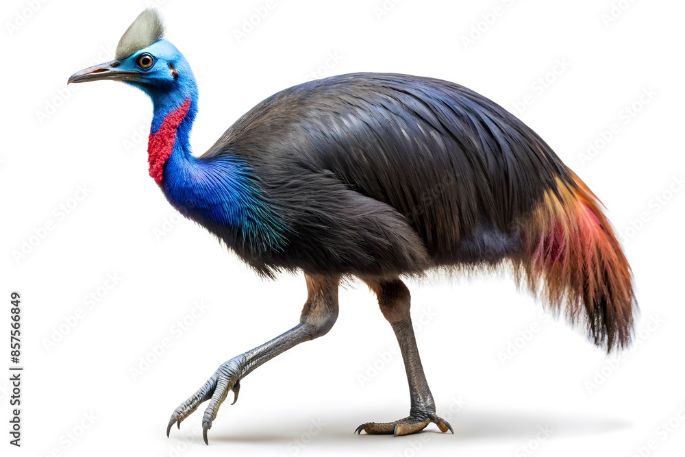 A large flightless bird native to australia and new guinea, the ...