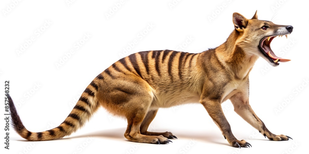 Thylacine, also known as the tasmanian tiger, is the largest known ...