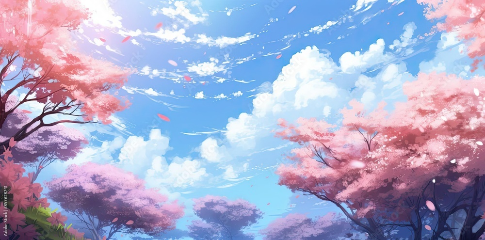 gacha background, background, soft texture, anime, no people, sky, hd ...