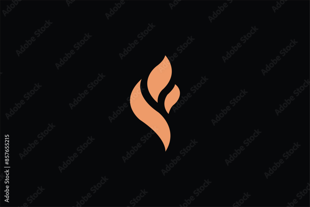 F flame logo, spark logo, Fire flame Logo design luxury vector, Droplet ...