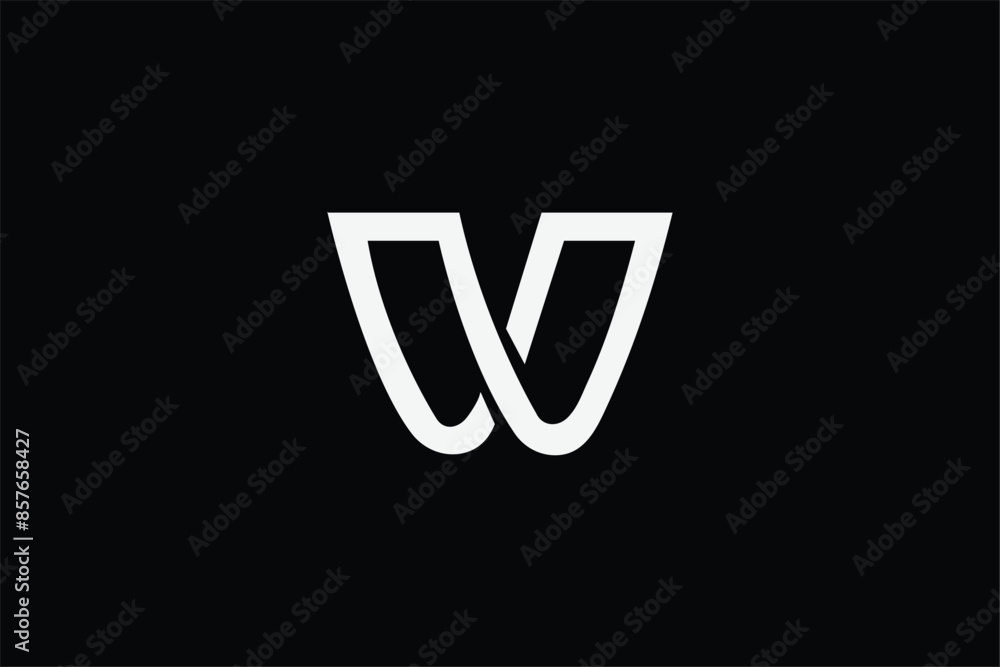 letter V 3d lineart logo, letter V food logo, hamburger logo, burger ...