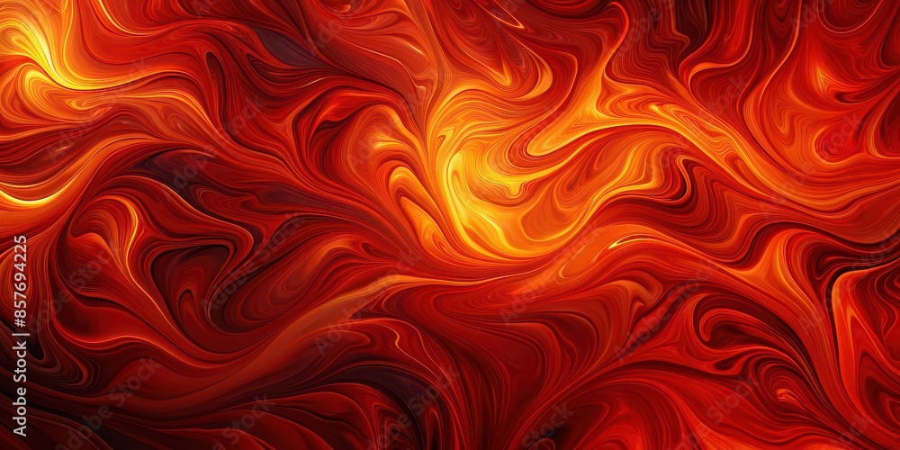 Red abstract background with liquify effect and dark orange color ...