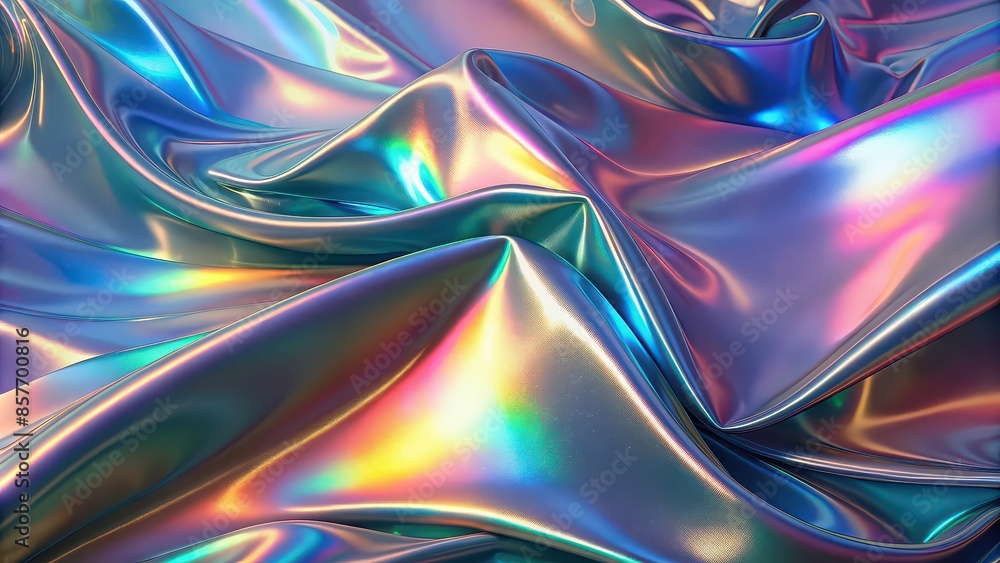 Holographic foil texture background with iridescent colors ...