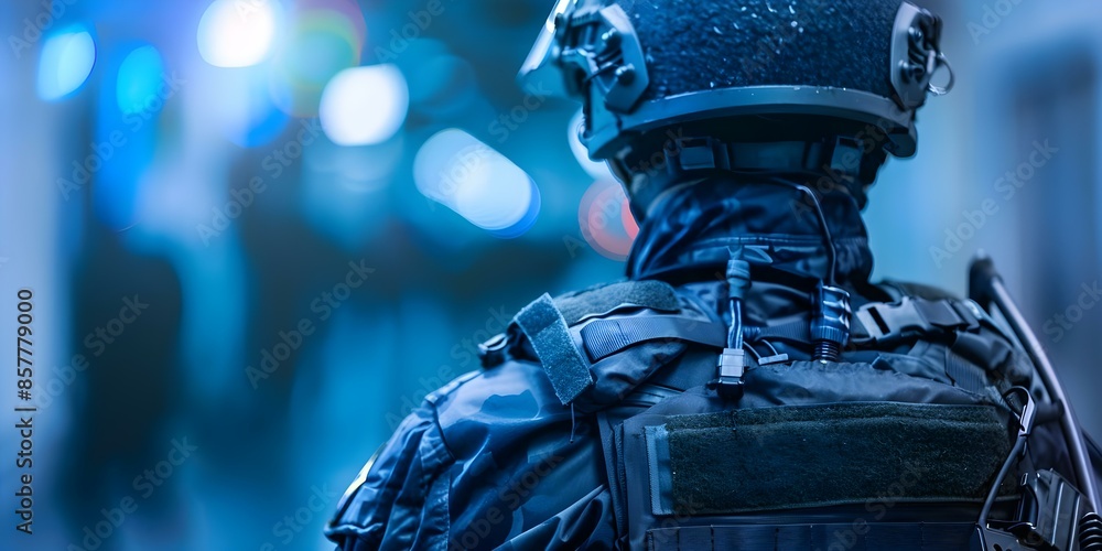 Blue signifies police militarization for public safety with necessary ...