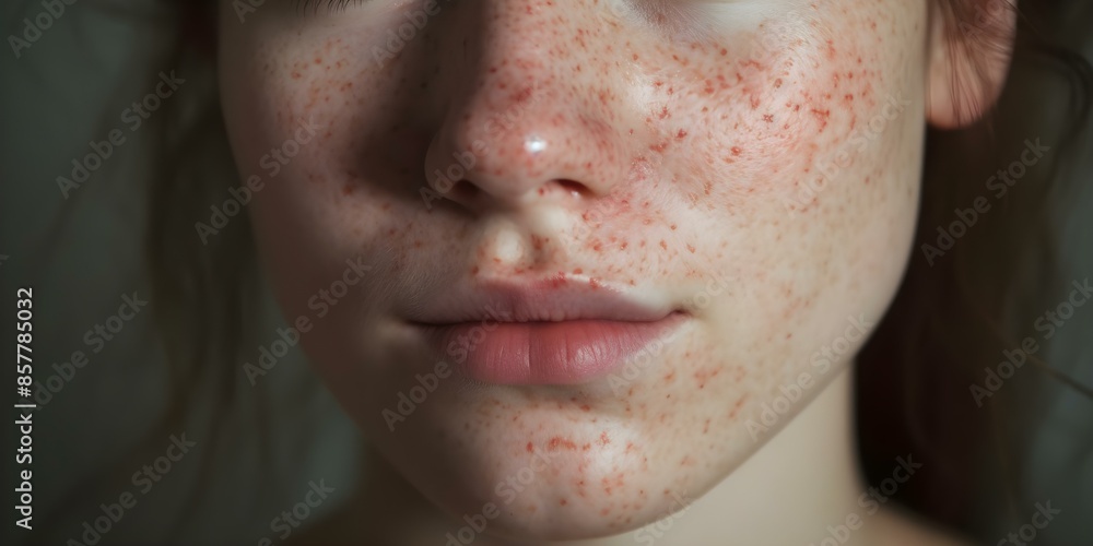 Effect Of Lupus Facial Rash On Skin Redness Concept Skin Redness Lupus Rash Facial