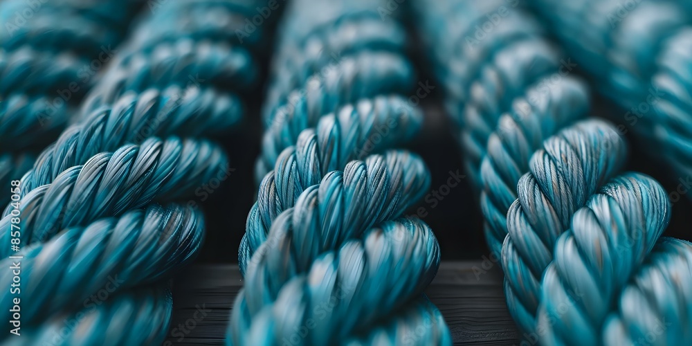 Wire rope used in various applications like cranes lifting and mooring ...