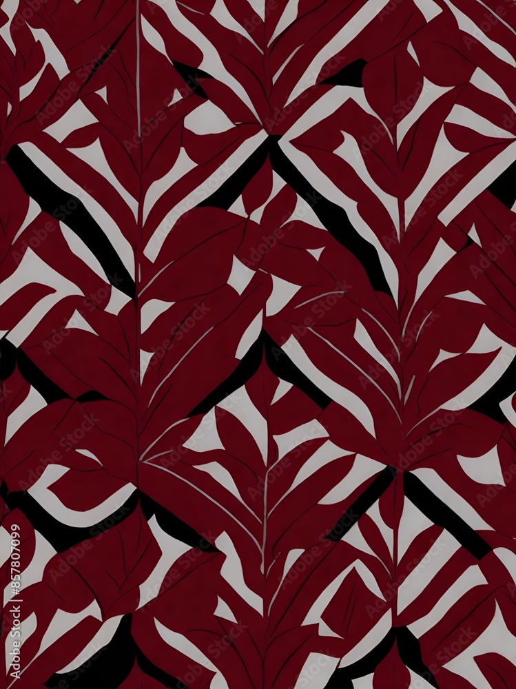 pattern Small size patterns of geometric leaves traditional oriental ...