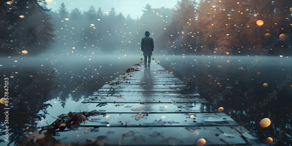 Strolling through memories with floating ethereal photographs capturing ...