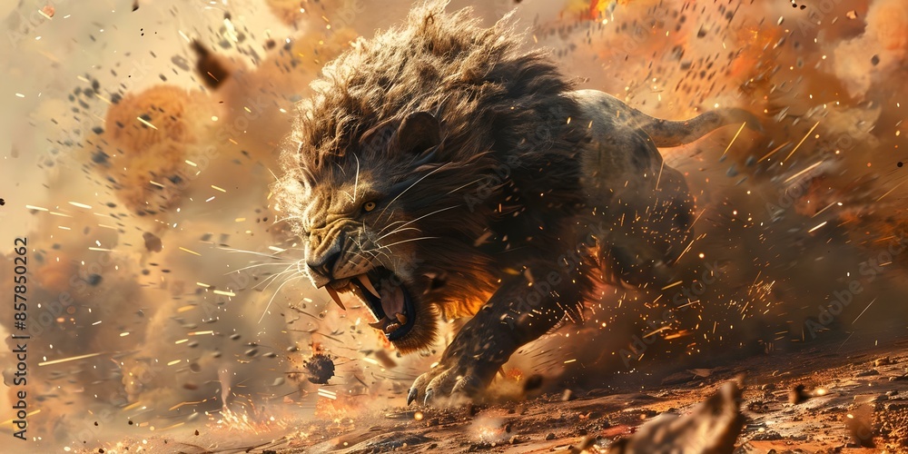 Ancient firebreathing lion monster Echidna causes chaos in Greek ...