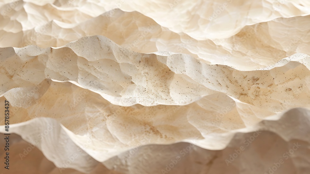 Desert landscape showing wind erosion patterns in sand dunes. Stock ...