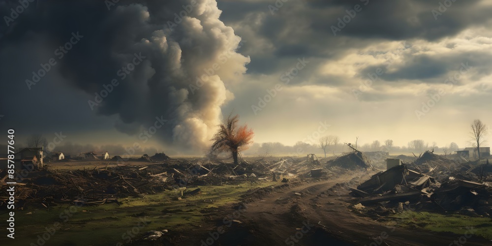 Tornado devastates rural area hurling debris and causing widespread ...