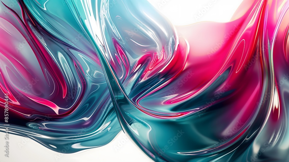 3. Design an artistic representation of abstract smooth shapes in ...