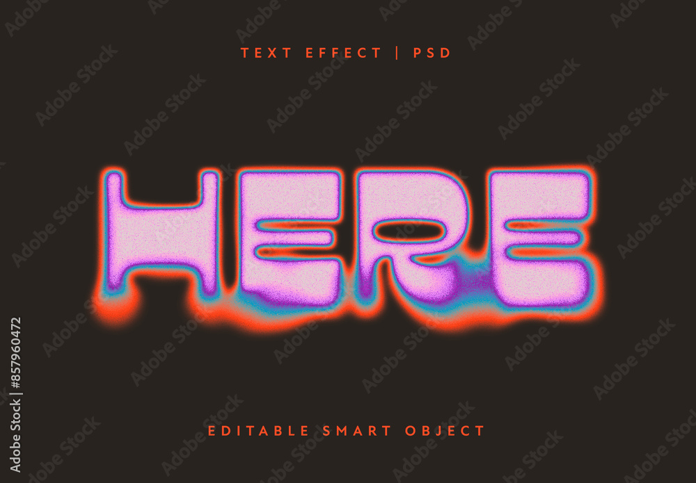 Dissolving Text Effect Stock Template | Adobe Stock
