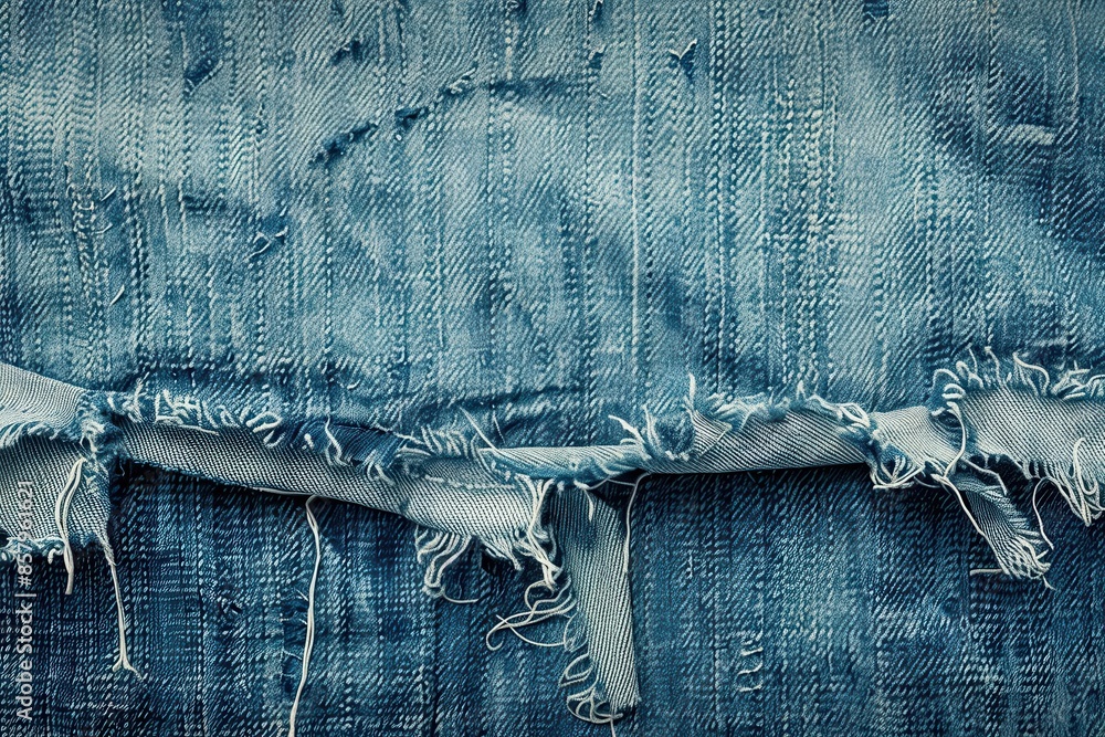 weathered denim jeans texture with frayed seams and vintage character ...