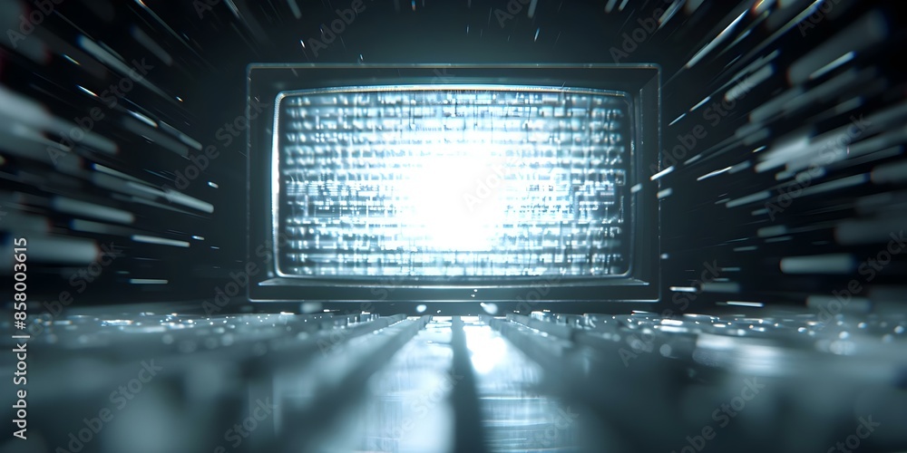 Creating a Vintage CRT TV Screen Effect with Glitchy Static Noise ...