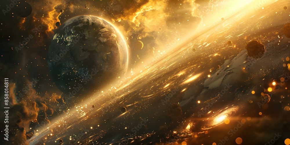 The Beginnings of the Universe. Concept The Big Bang Theory, Cosmic ...