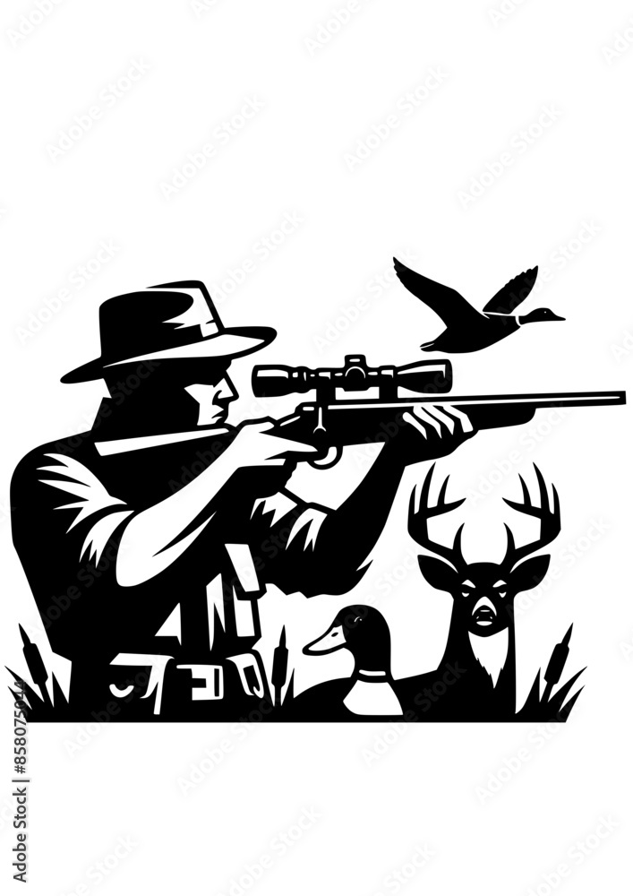 Hunting SVG, Hunter SVG, Dad hunter SVG, Duck SVG, Deer SVG, Shotgun ...