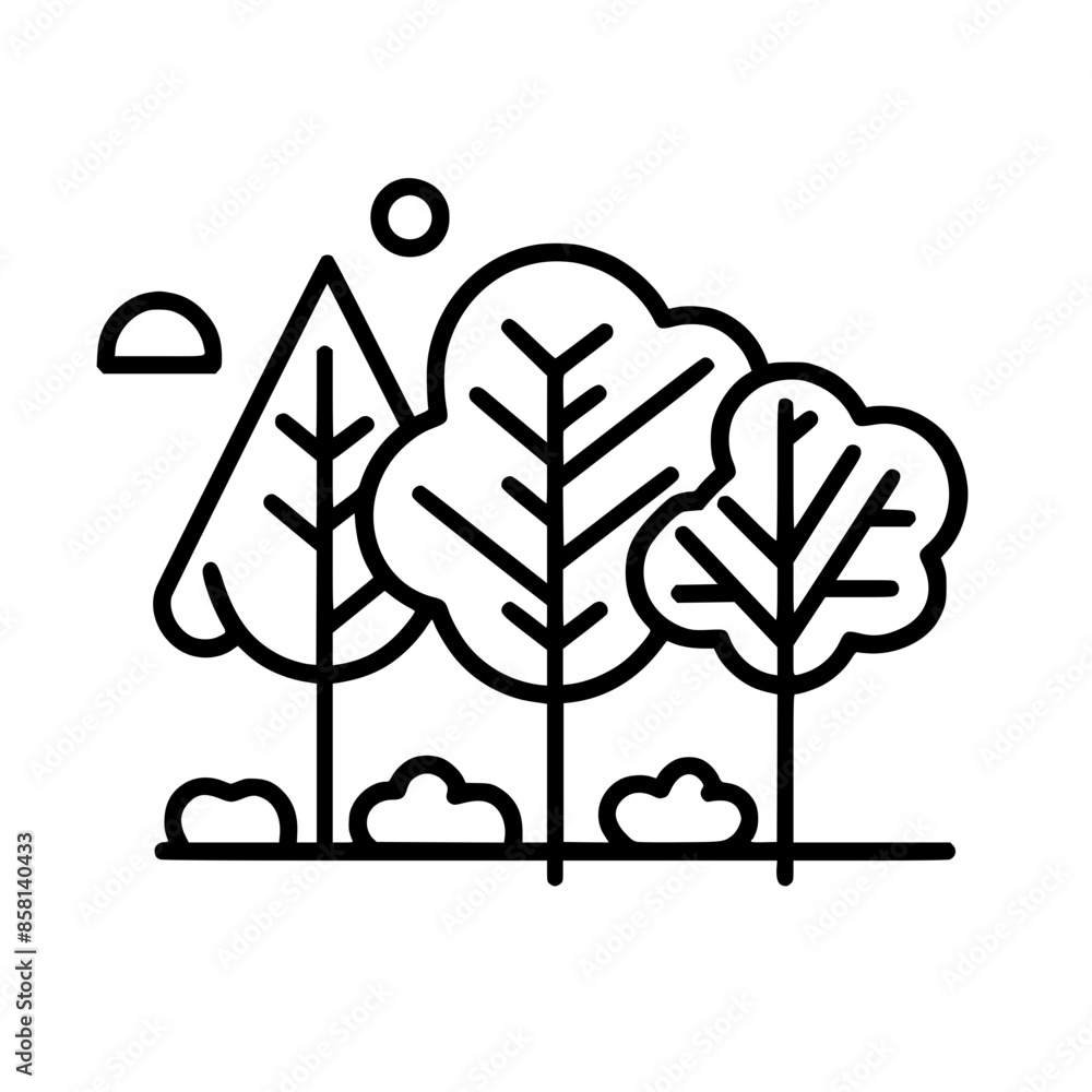Tree Icon, Forest Icon, Christmas Tree icon, Tree SVG, Tree ...