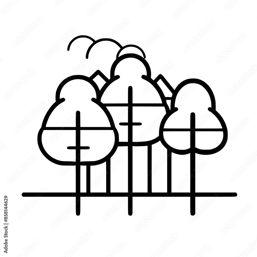 Vetor de Tree Icon, Forest Icon, Christmas Tree icon, Tree SVG, Tree ...