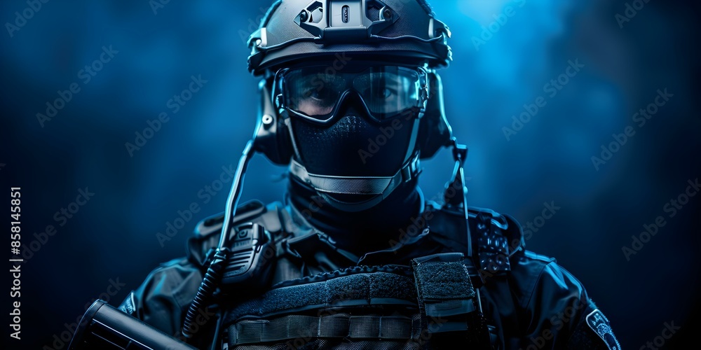 Blue symbolizes police militarization for public safety and effective ...