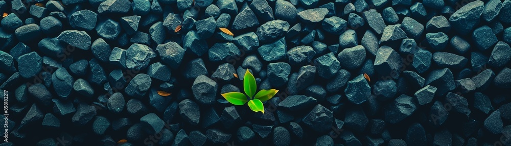 Illustration of the environmental impact of overpopulation, showing ...