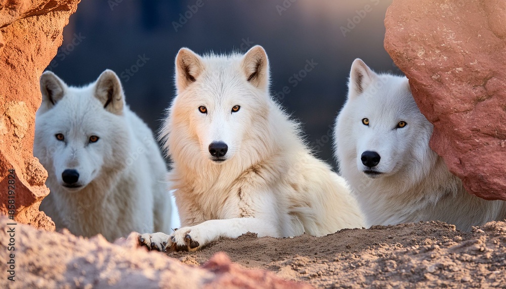 Arctic wolves live in Greenland, Alaska, Iceland, and Canada. But ...