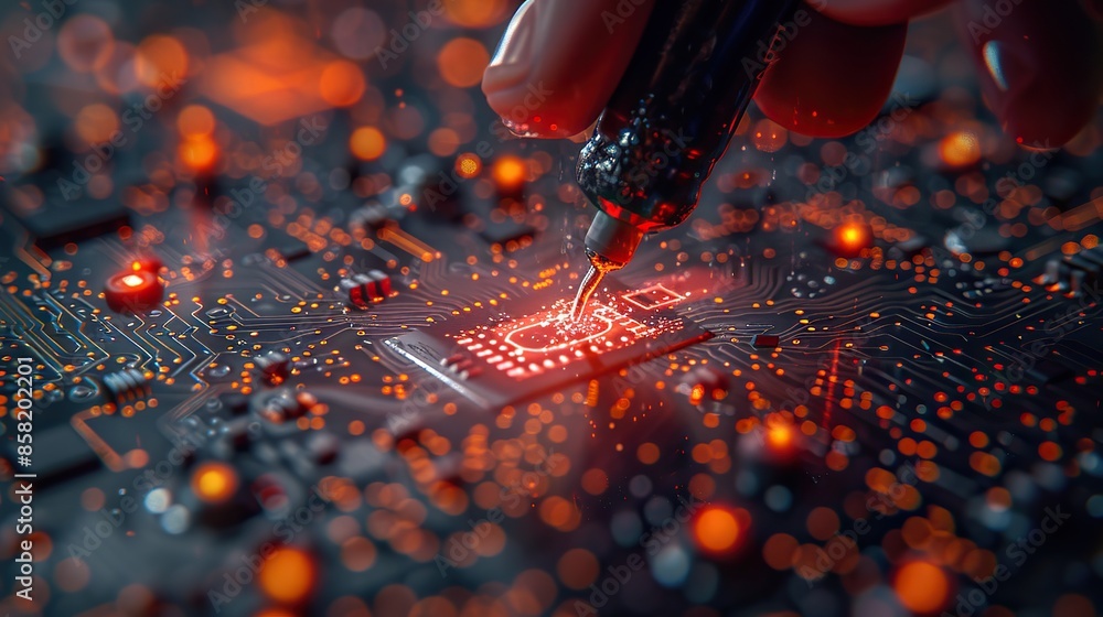 Quantum computing advances AI technology, integrating electronic cyber brains and neural ...