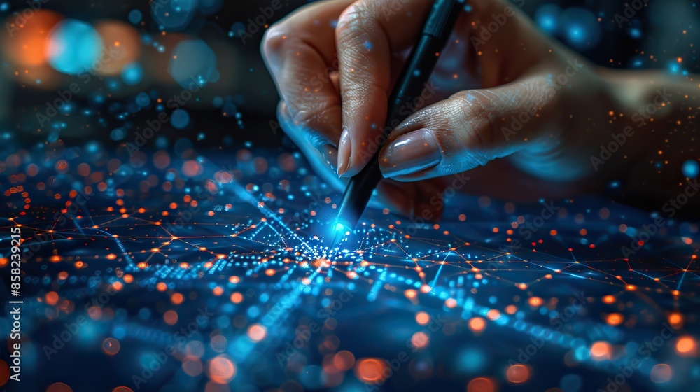 Drawing machine learning diagrams and flowcharts on a digital tablet ...