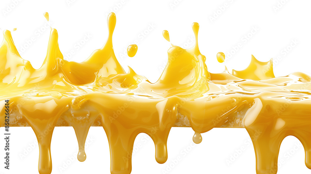 realistic graphic stock of a melted cheese border starting from the top ...