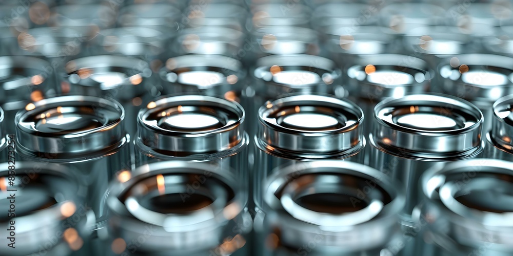 Stock photo of lithium ion battery mineral compounds for technology ...