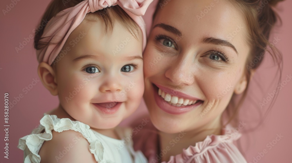 Joyful Mother and Child Bonding: Love and Happiness in Pastel Colors ...