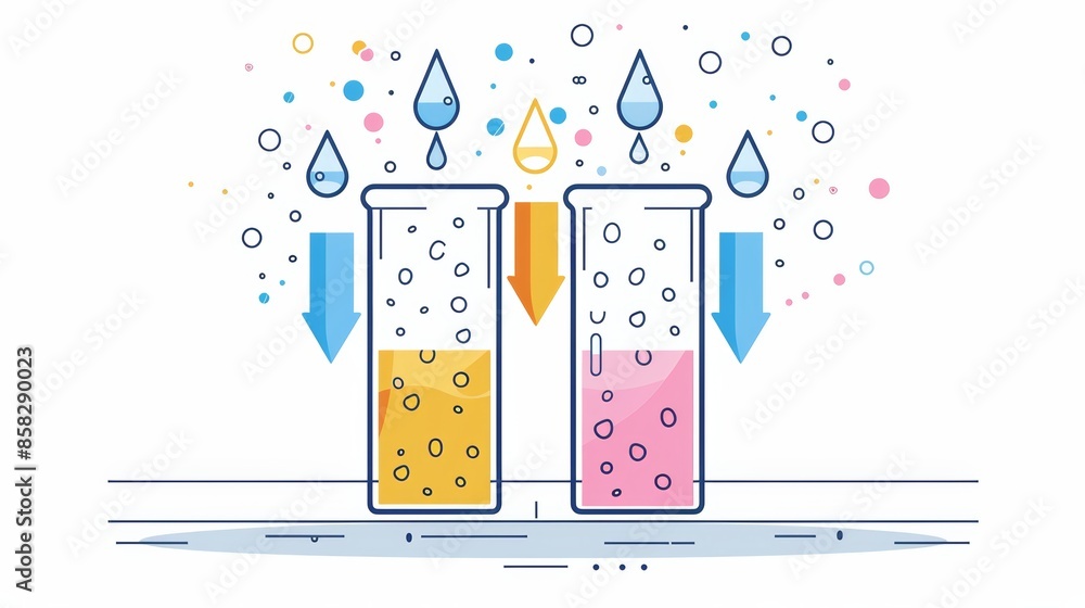 A diagram illustrating the concept of buffer capacity, with arrows ...