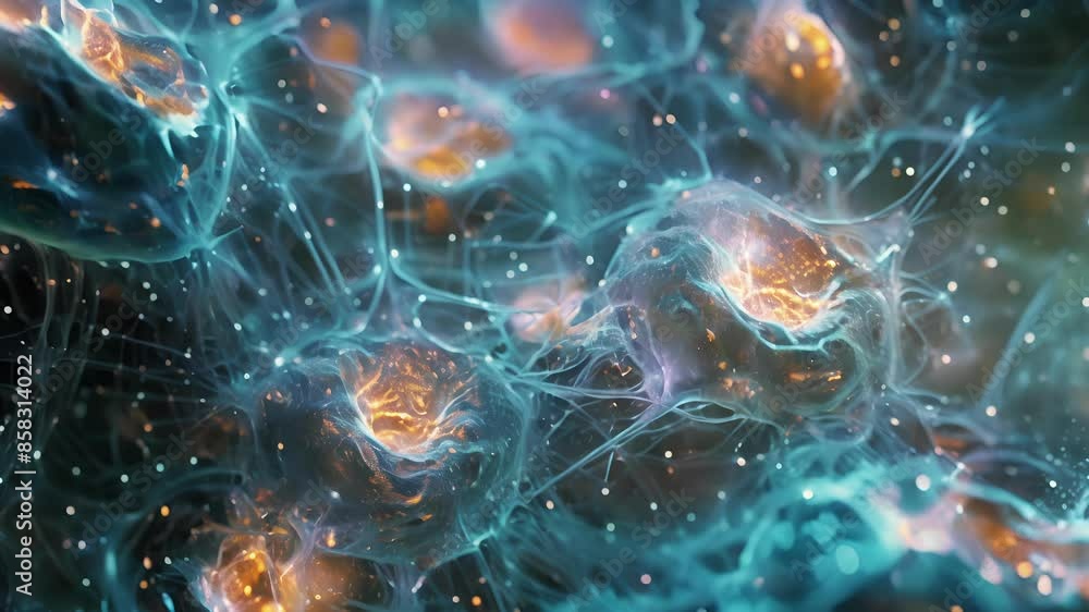 An immunofluorescence animation of apoptotic cells in a cell culture ...