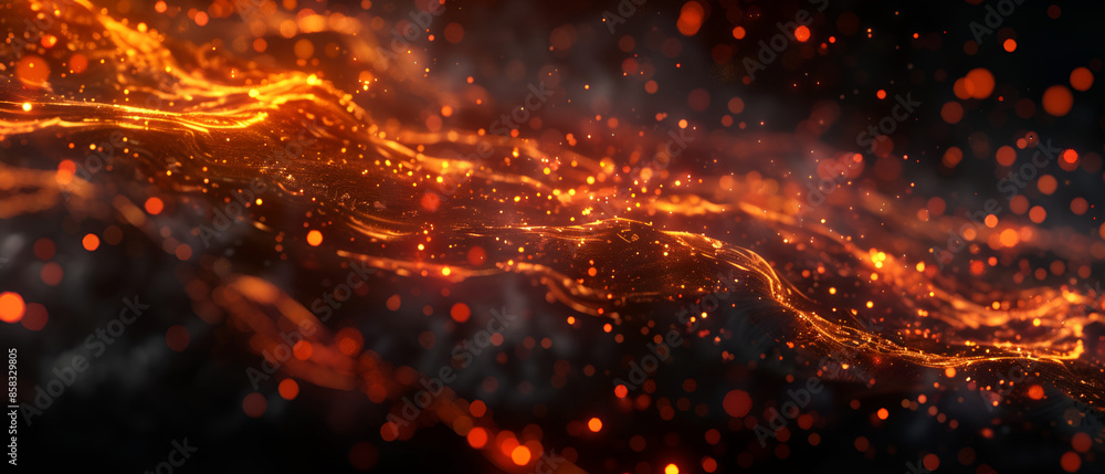 Glowing coals and sparks ,fire embers particles texture overlays burn ...