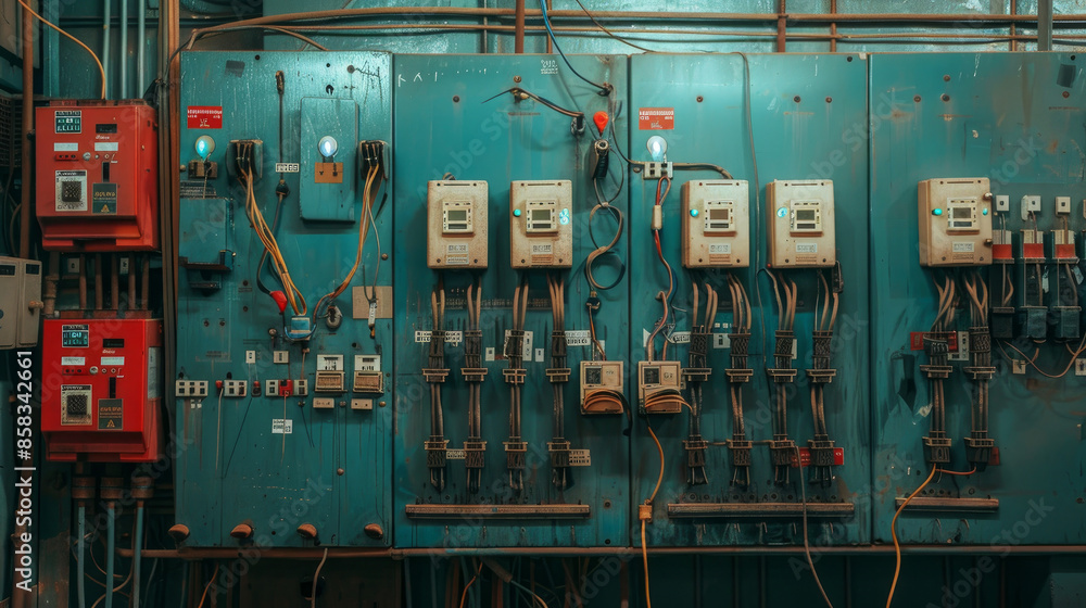 Electrical panel with voltage switch controls the flow of electricity ...