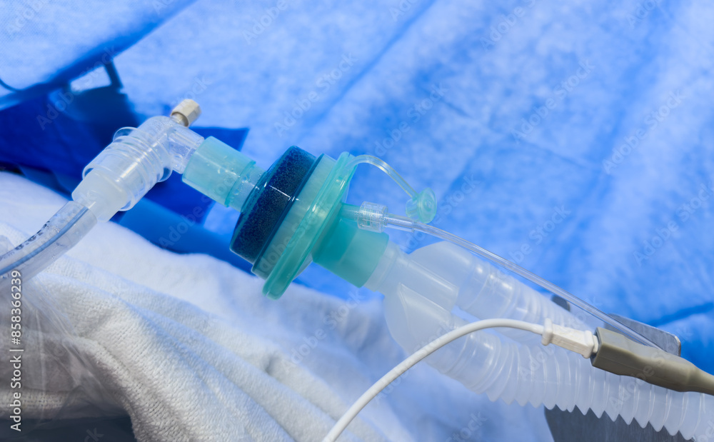 modern hospital anesthesia machine with airway ventilation system ...