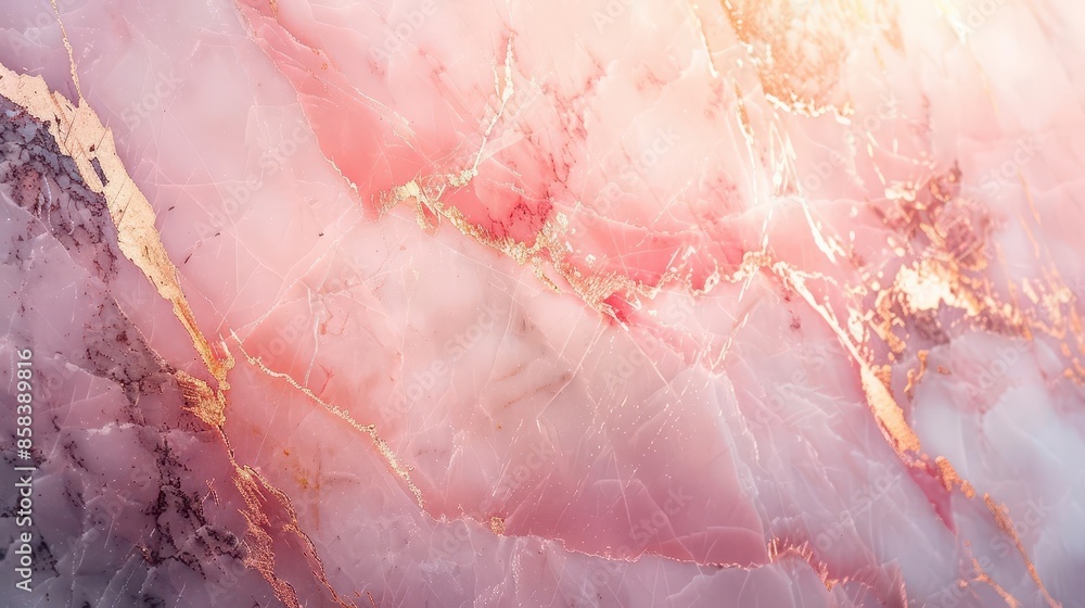 luxurious pink marble and rose gold background elegant texture for ...