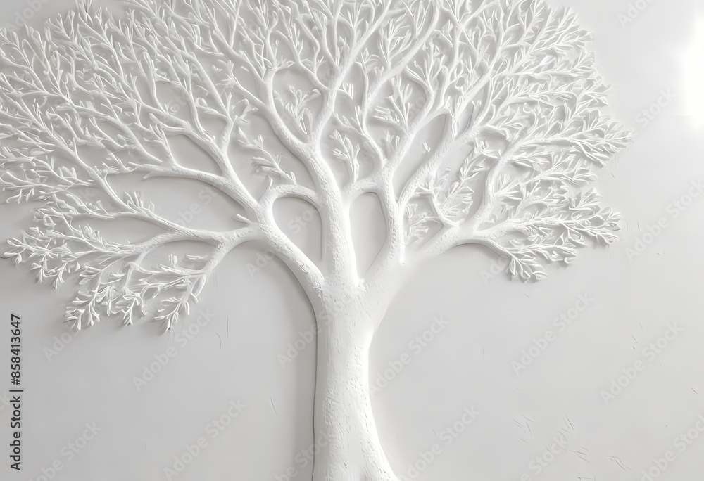 Styrofoam polystyrene ceiling tile texture with floral pattern. leaves ...