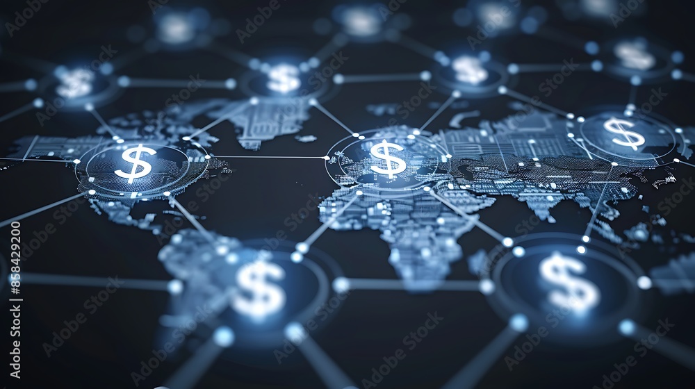 Interconnected Financial Network: Exploring the Web of Dollar Symbols ...