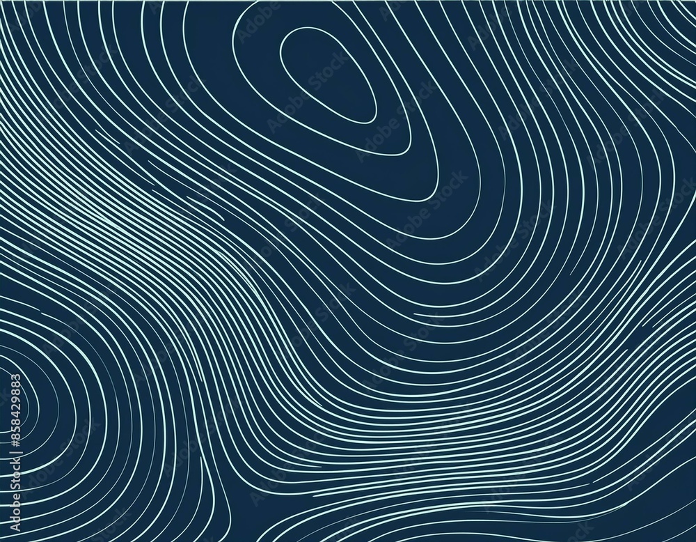 Terrain map. Contours trails, image grid geographic relief topographic ...