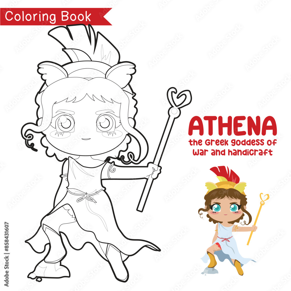 Colouring worksheet ancient Greece mythology. Coloring activity for ...